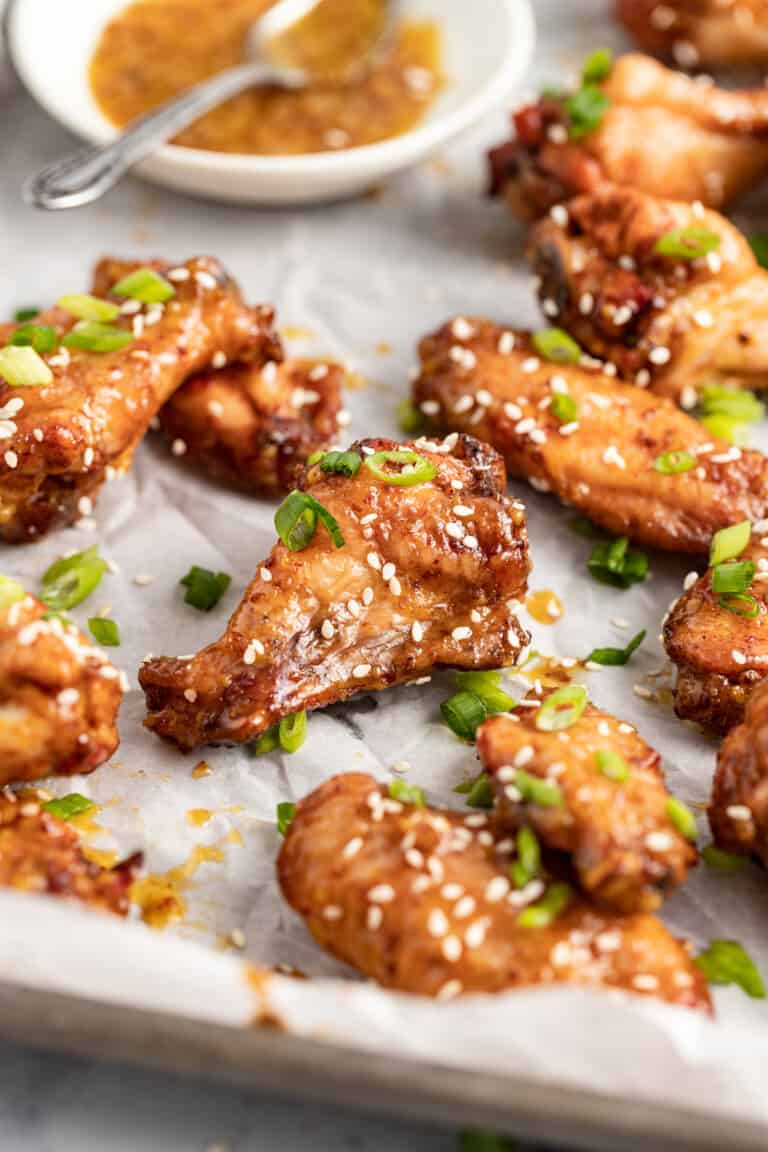 Tangy Honey Mustard Baked Hen Wings - Doctor Woao
