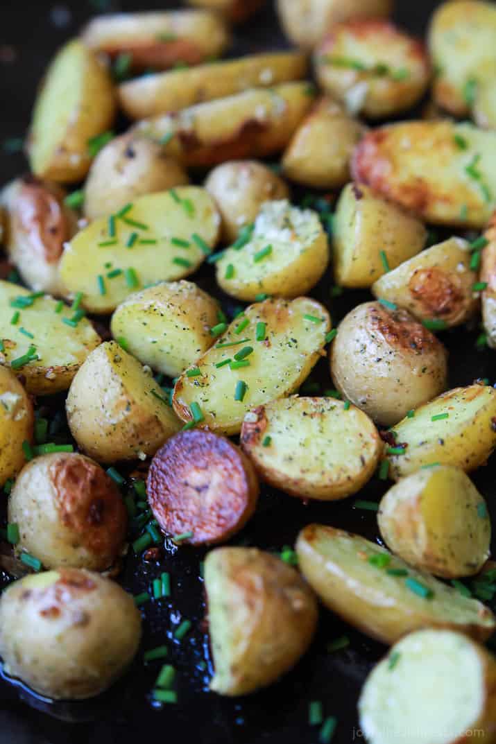 Easy Garlic Ranch Potatoes Easy Healthy Recipes Using Real Ingredients