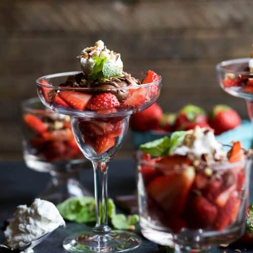 Nutella Strawberry Parfait Recipe | Easy Strawberry Dessert