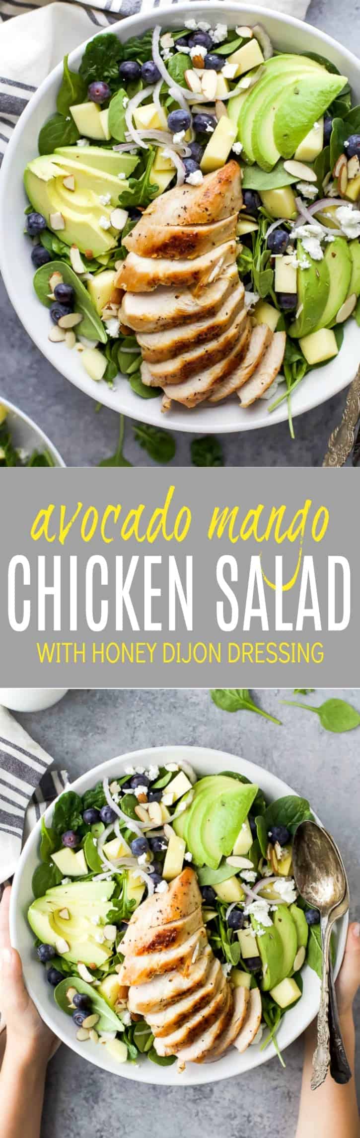 Grilled Avocado Mango Chicken Salad Recipe Healthy Lunch Ideas