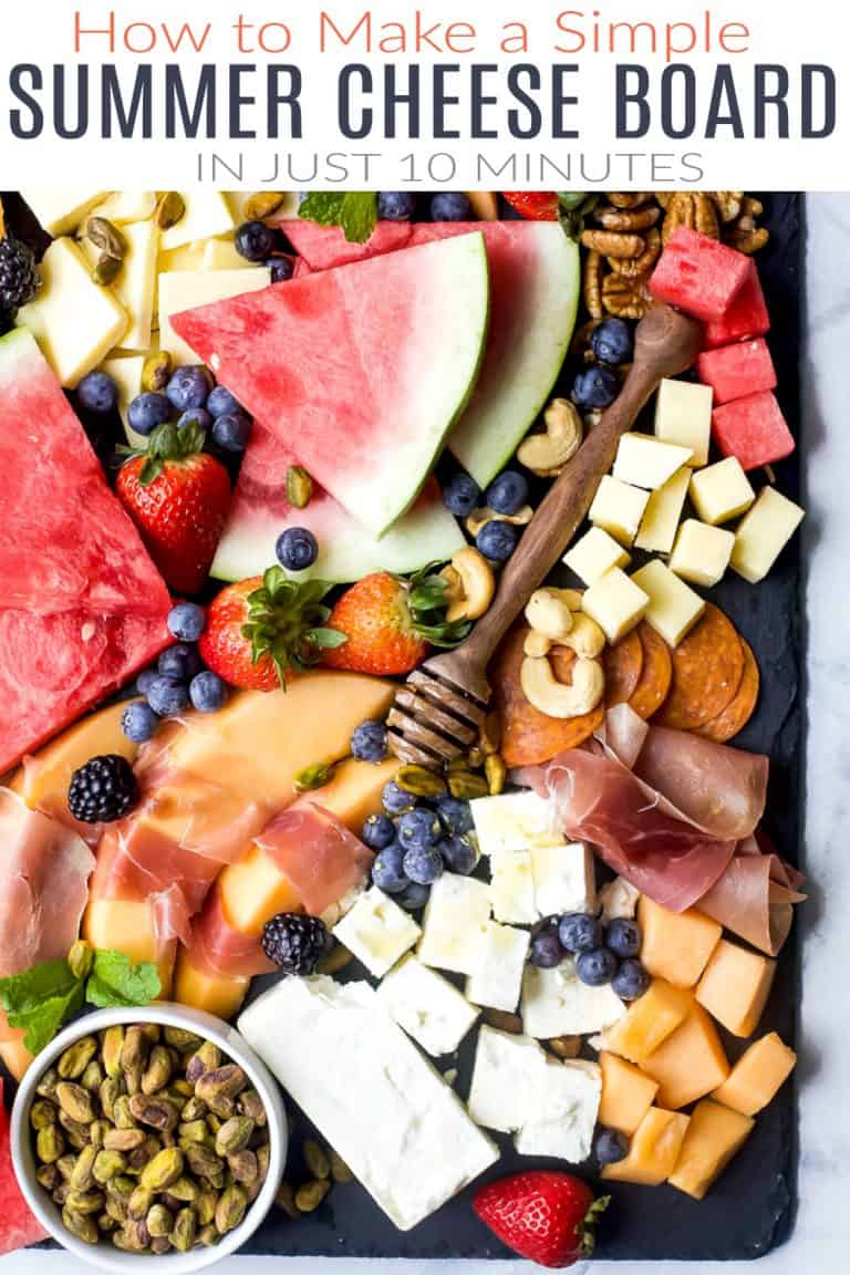 How to make a Summer Cheese Board in 10 minutes | Cheese Platter