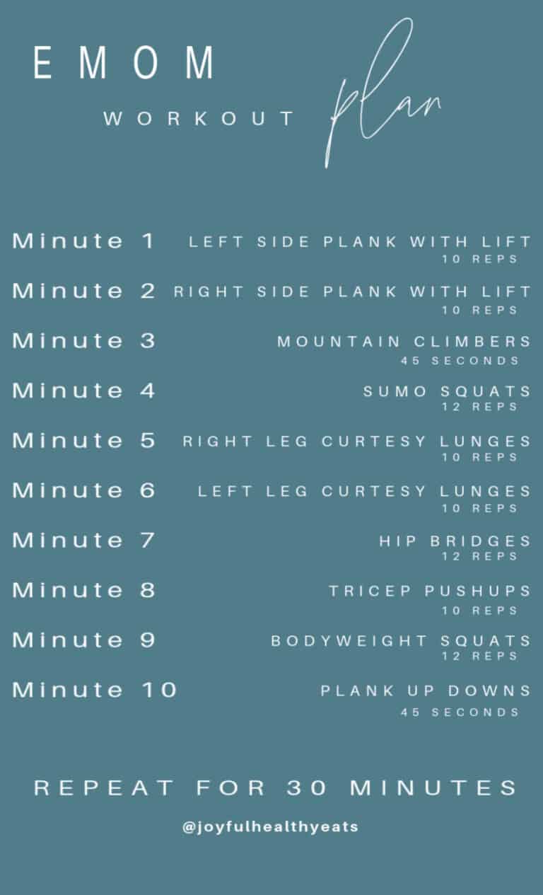 30 Minute Total Body Emom Workout Emom Workout