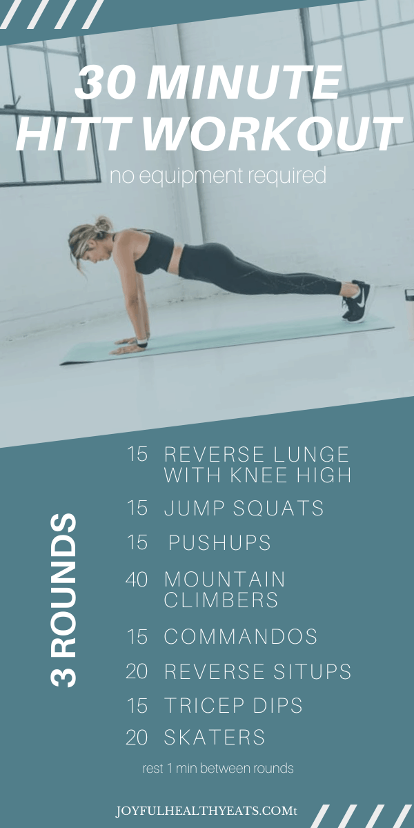 30 Minute Full Body HIIT Workout HIIT Workout Plan 30 Minute Full Body HIIT Workout HIIT Workout Plan
