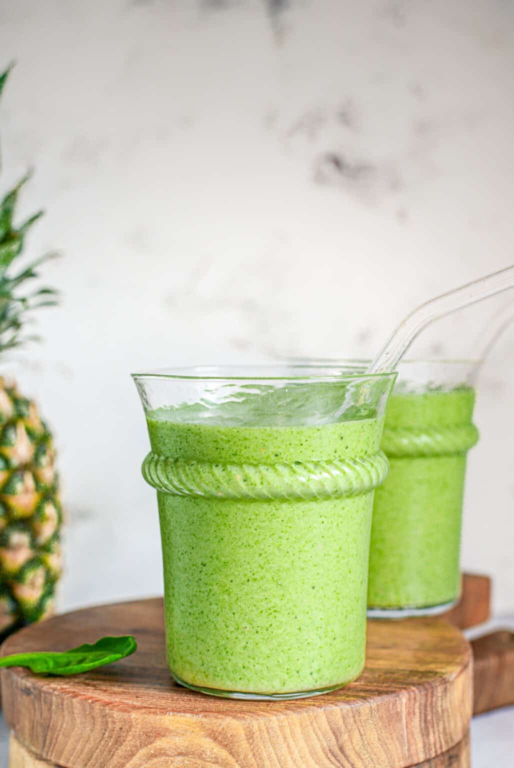 The Best Tropical Green Smoothie Recipe | Joyful Healthy Eats