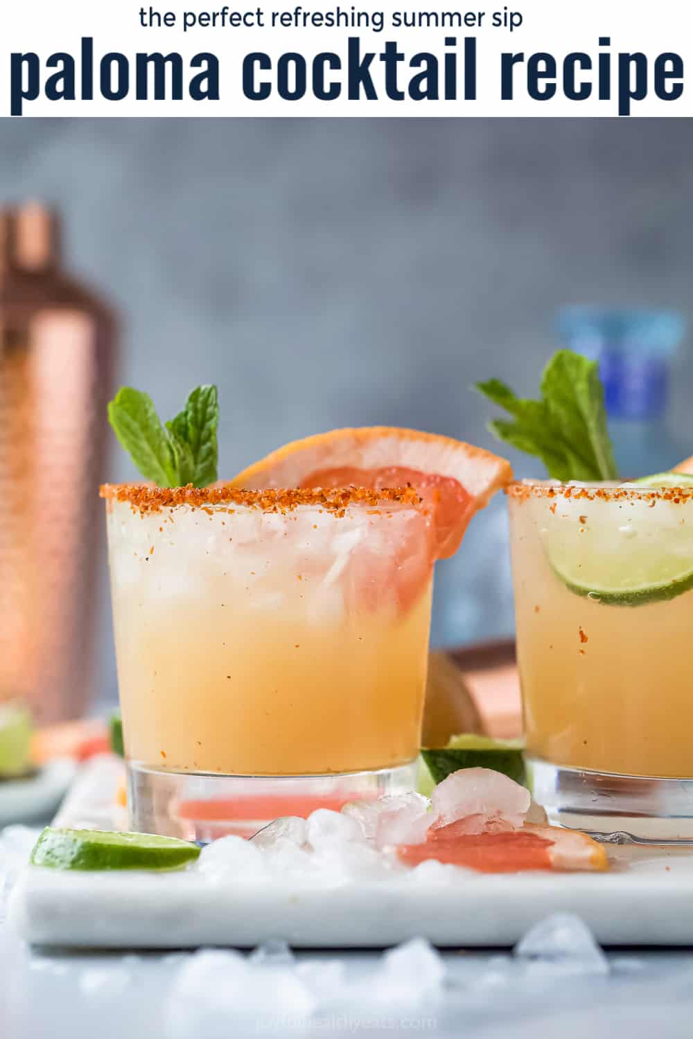 Refreshing Paloma Cocktail Recipe | Joyful Healthy Eats