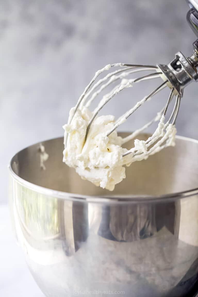 3 Ingredient Homemade Whipped Cream Recipe | Joyful Healthy Eats