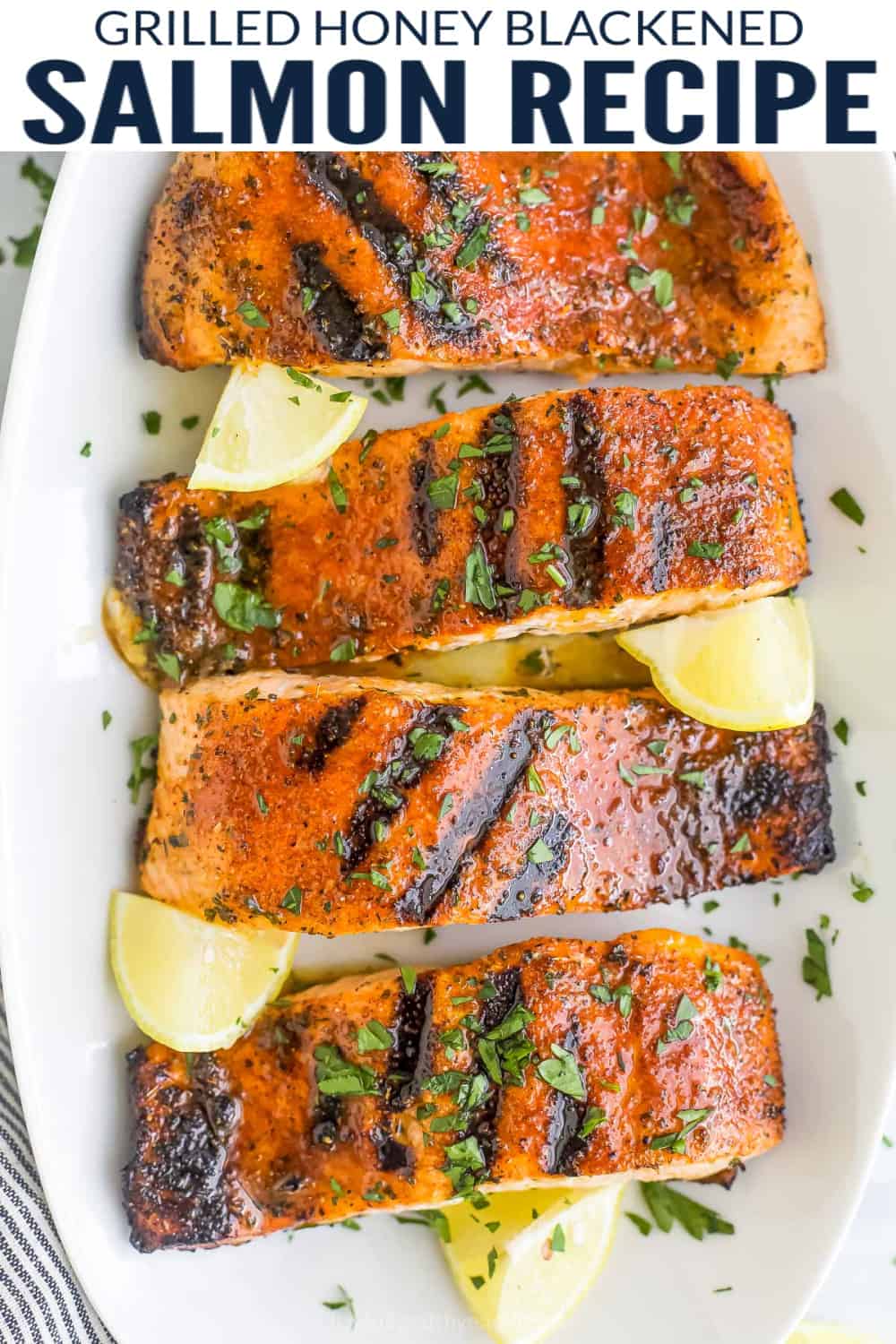 Blackened Salmon With Homemade Honey Butter - storytellingco