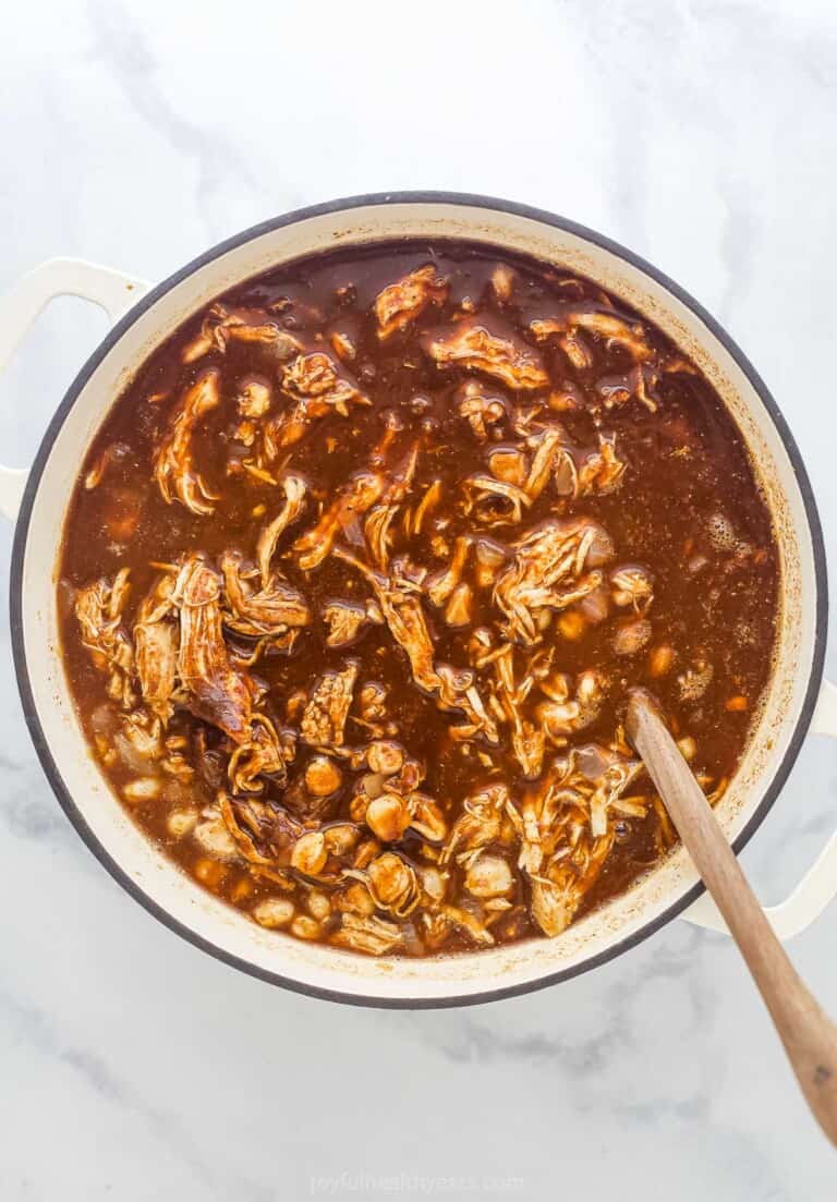 Chicken Pozole Rojo | Joyful Healthy Eats