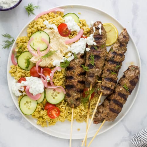 Moroccan Ground Beef Kofta Kebabs Joyful Healthy Eats