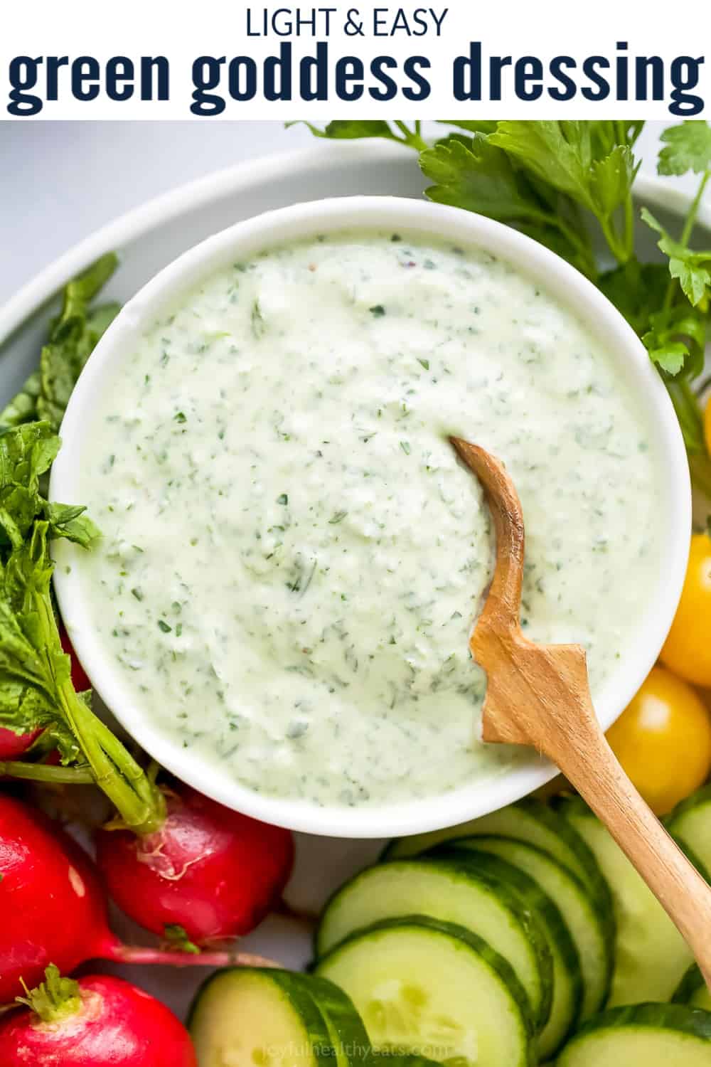 Green Goddess Dressing | Joyful Healthy Eats