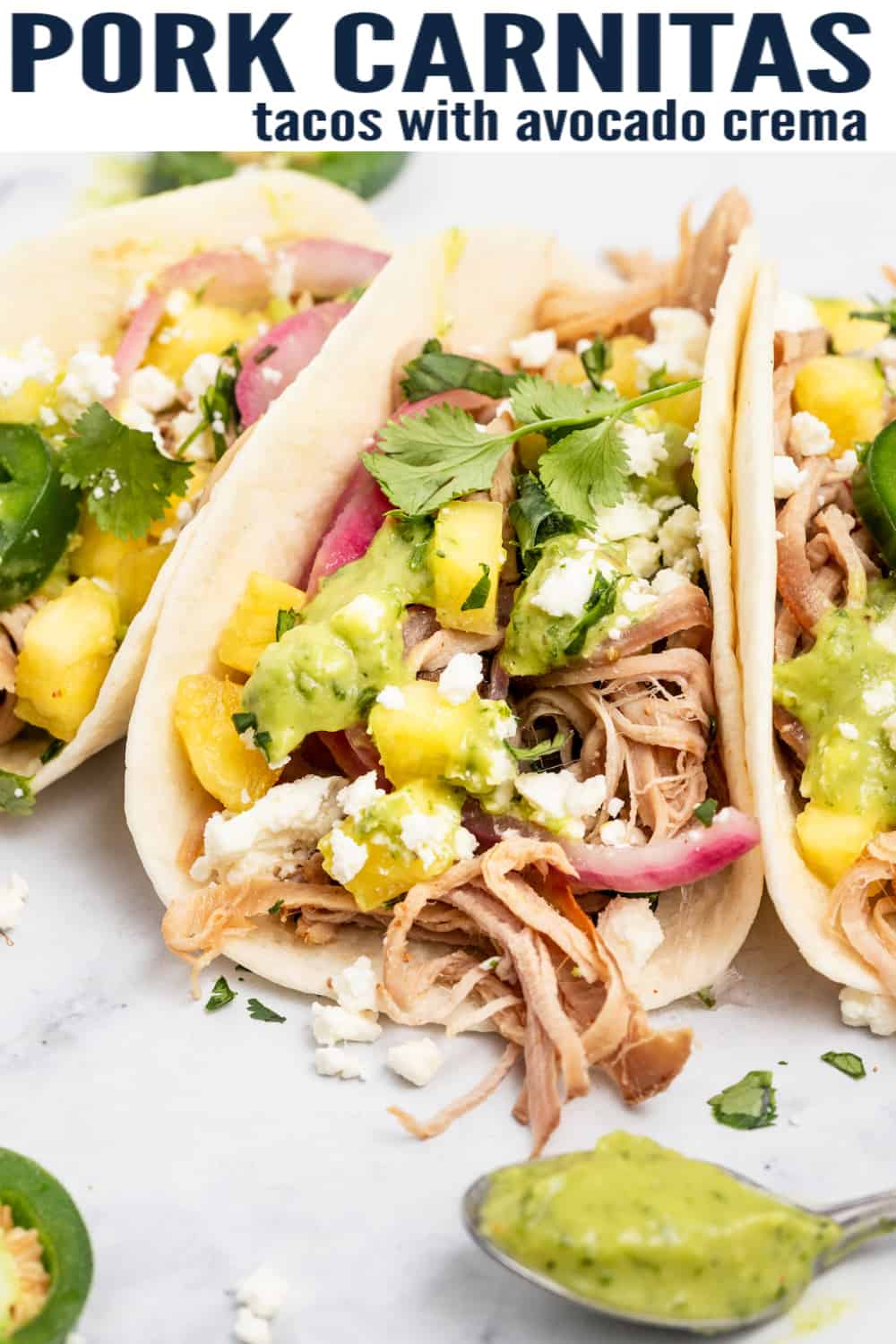 Pork Carnitas Tacos Recipe | Joyful Healthy Eats