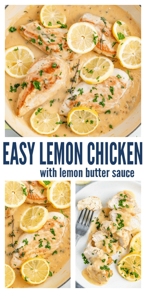 Lemon Chicken with Lemon Butter Sauce – Joyful Healthy Eats
