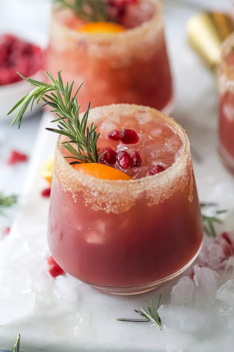 24+ Easy Christmas Cocktails | Joyful Healthy Eats