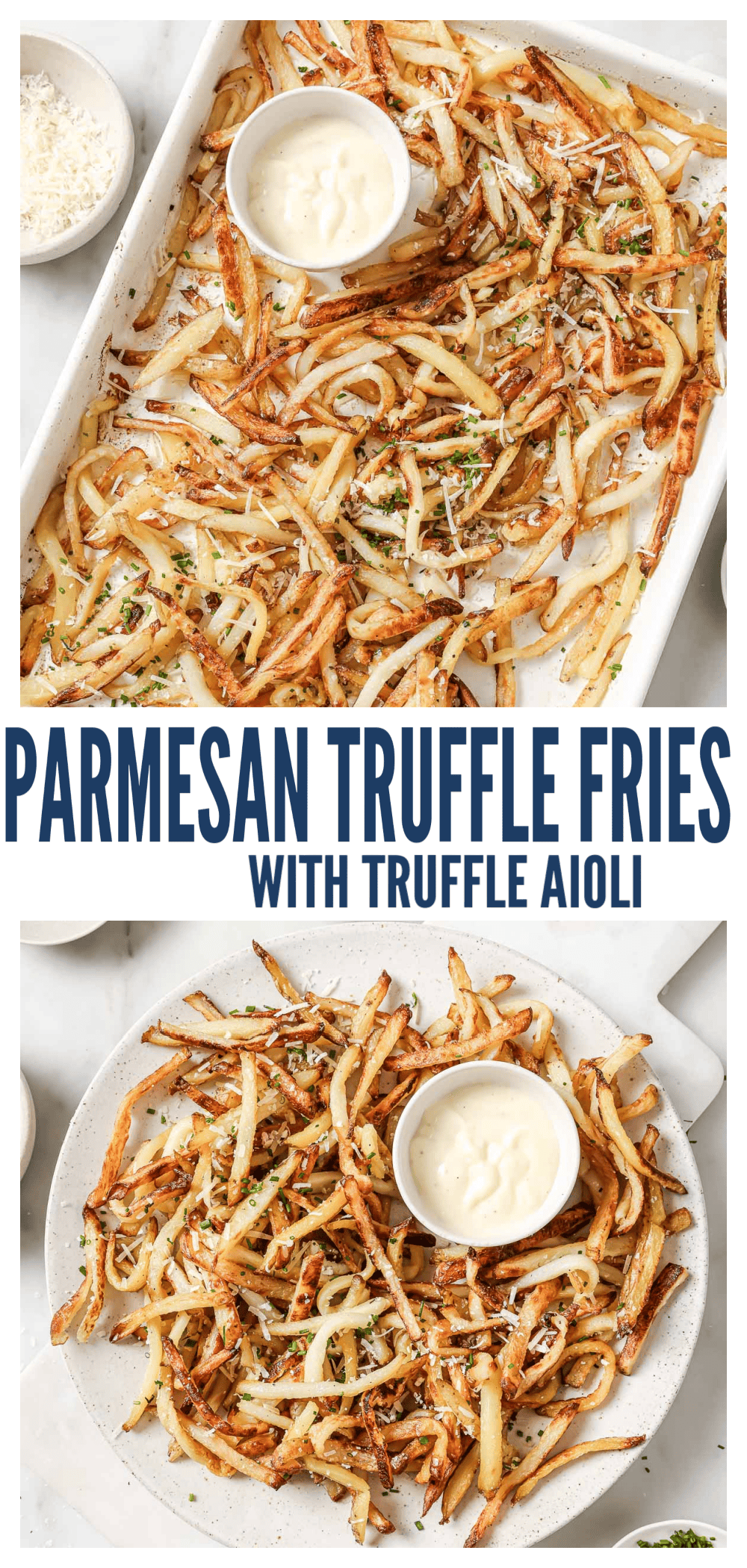Parmesan Truffle Fries | Joyful Healthy Eats