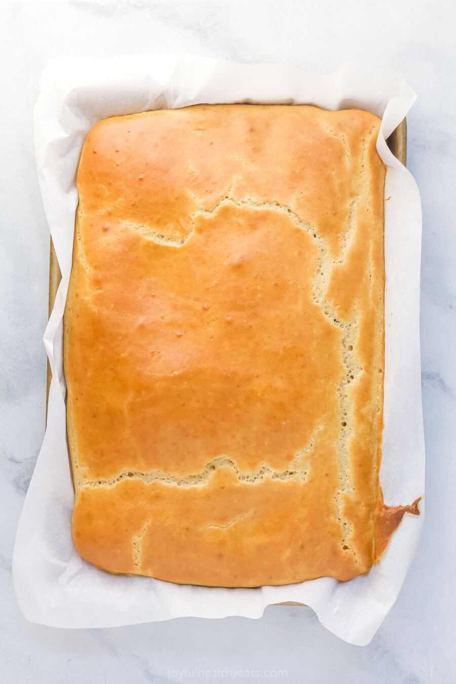 High Protein Sheet Pan Pancakes | Joyful Healthy Eats
